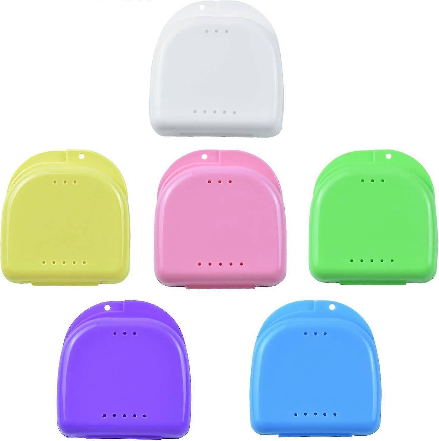 Pack Of 6 Braces Box Braces Box Denture Box Retainer Case Orthodontic ...