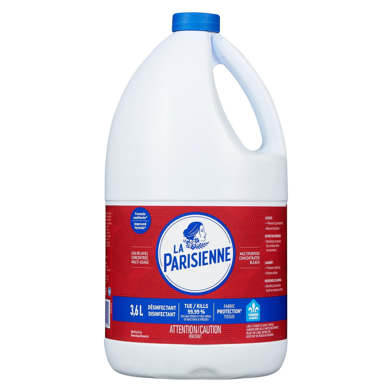 La Parisienne Eau de Javel Concentrée 3.6L Eau de Javel Concentrée 3.6L ...