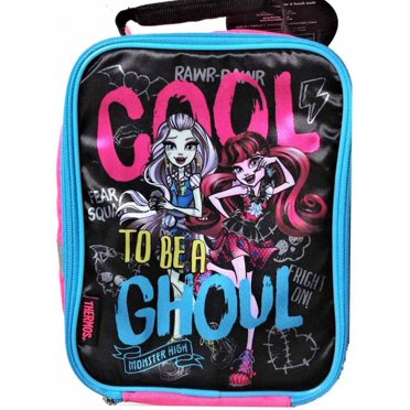 Black Varsity Monster High Lunch Bag - Monster High Lunch Box - Walmart.com