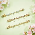 3Pcs 3 Styles Dragonfly Alloy Rhinestone Scarf Clips with Enamel Golden ...