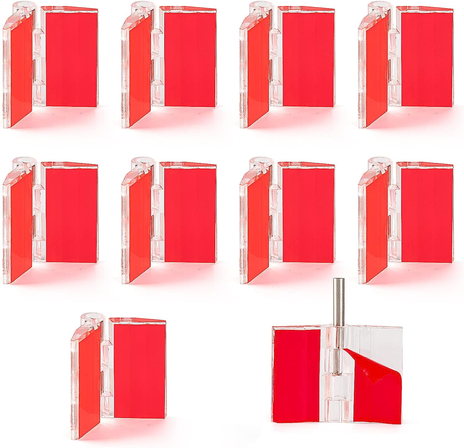 Acrylic Hinge Clear Acrylic Hinges - Continuous Piano Hinges, Small ...