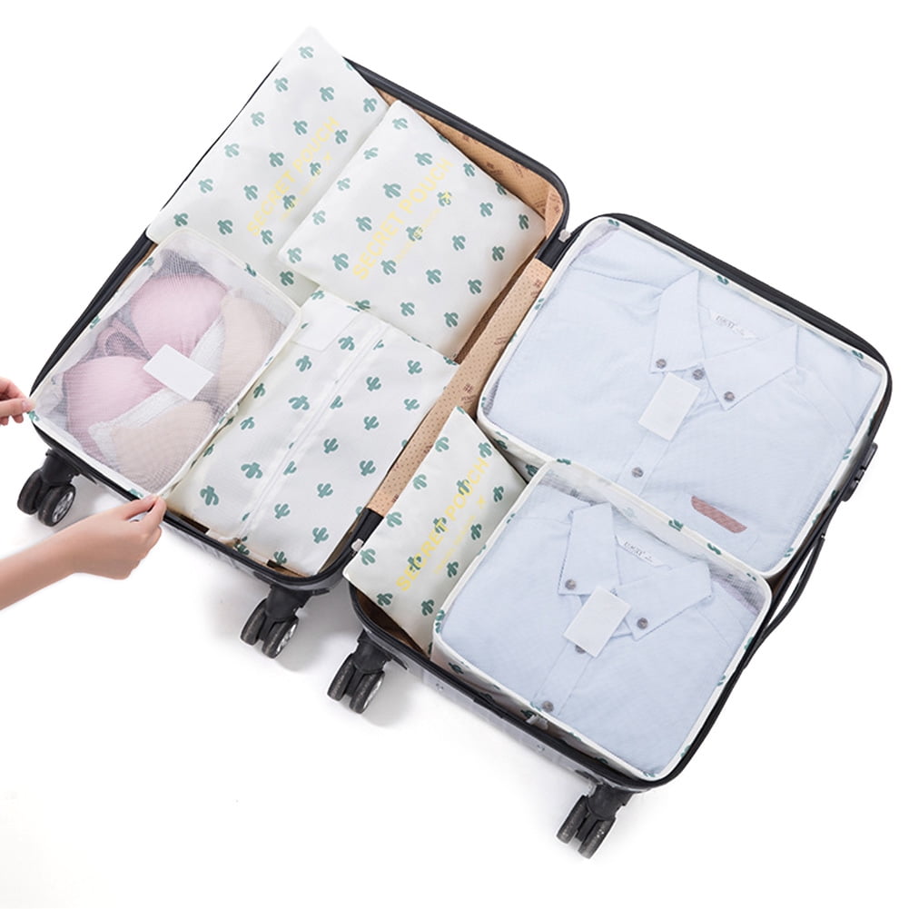 7PCS Travel Storage Bags, Waterproof Clothes Sorting Packages Travel ...
