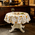 AUQ 2026 New Round Vinyl Tablecloth Waterproof and Oil Proof Table ...