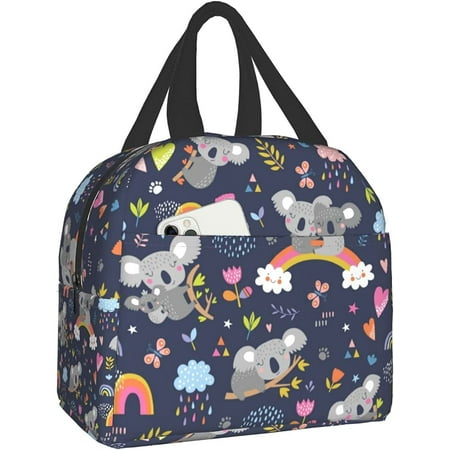 Cute Koala Lunch Bag for Women Men Lunch box Insulated Soft Bag Mini ...
