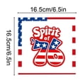 20 Pieces of A-merican Independence Day Themed Party Napkins and US N ...