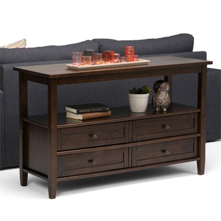 Simpli Home Warm Shaker Console Sofa Table - Walmart.com - Walmart.com