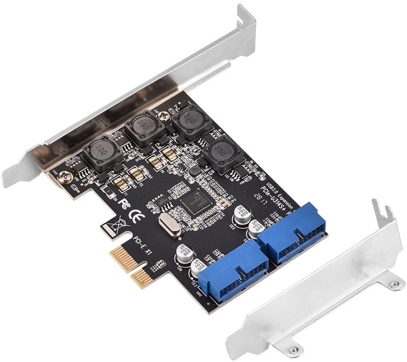 Mini PCI-E, Bewinner PCI Express Extender to Internal 2 Port 19Pin Header Fast 5Gbps PCI-Express ...