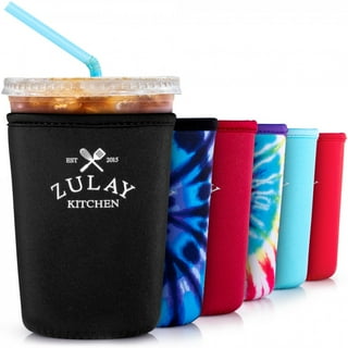 Sok It Java Sok Reusable Neoprene Insulator Sleeve for Iced Coffee Cups ...