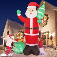 70 x 32 in. Ho & Ho Santa Outdoor Yard Standee - Walmart.com