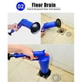 JahyShow Toilet unclogging Plunger tool, Drain Unblocker,Sink plunger ...