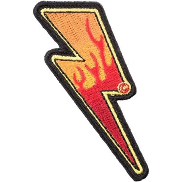 Firefighter Cross Red & Yellow Flames Patch, Large Size - Walmart.com