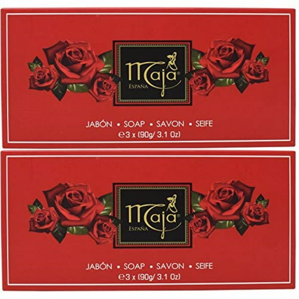 Maja Soap Sets Rectangle (3 x 3.1 Oz. Each) 18.6 Oz Total-2-PACKS(Sets ...