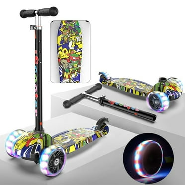 Ped-Run 3 Kids Scooter for Boys and Girls with Advanced Dual Pedal ...