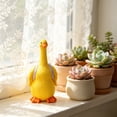 Avdolw Cute Resin Duck Ornament with Backpack Design – Versatile ...