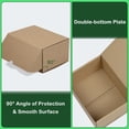 8x6x4 Inches Shipping Boxes Set of 20, Brown Corrugated Cardboard Box ...