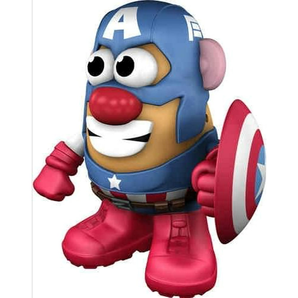 Mr. Potato Head Marvel Captain America 6" Spud - Walmart.com - Walmart.com