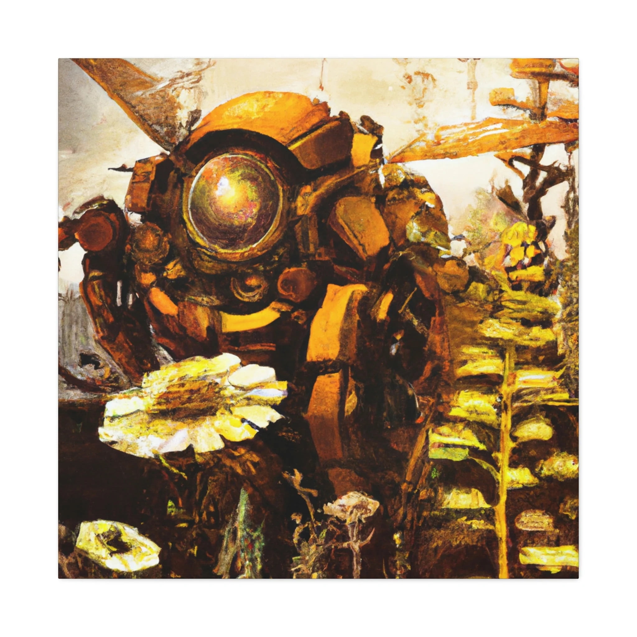 Bumblebee in Steampunk. - Canvas - Walmart.com