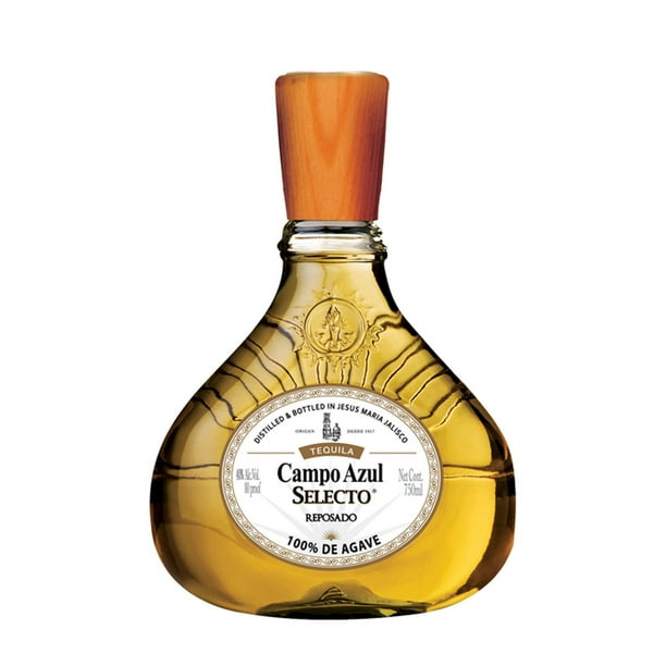 Tequila Campo Azul Selecto Reposado 250 ml | Walmart en línea