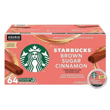 Starbucks Brown Sugar Cinnamon, Flavored K-Cup Coffee Pods, 100% ...
