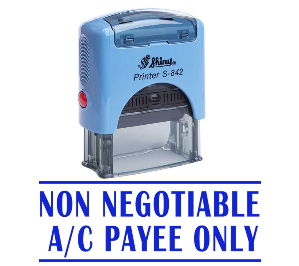 NON NEGOTIABLE A/C PAYEE ONLY Self Inking Rubber Office Stationary ...