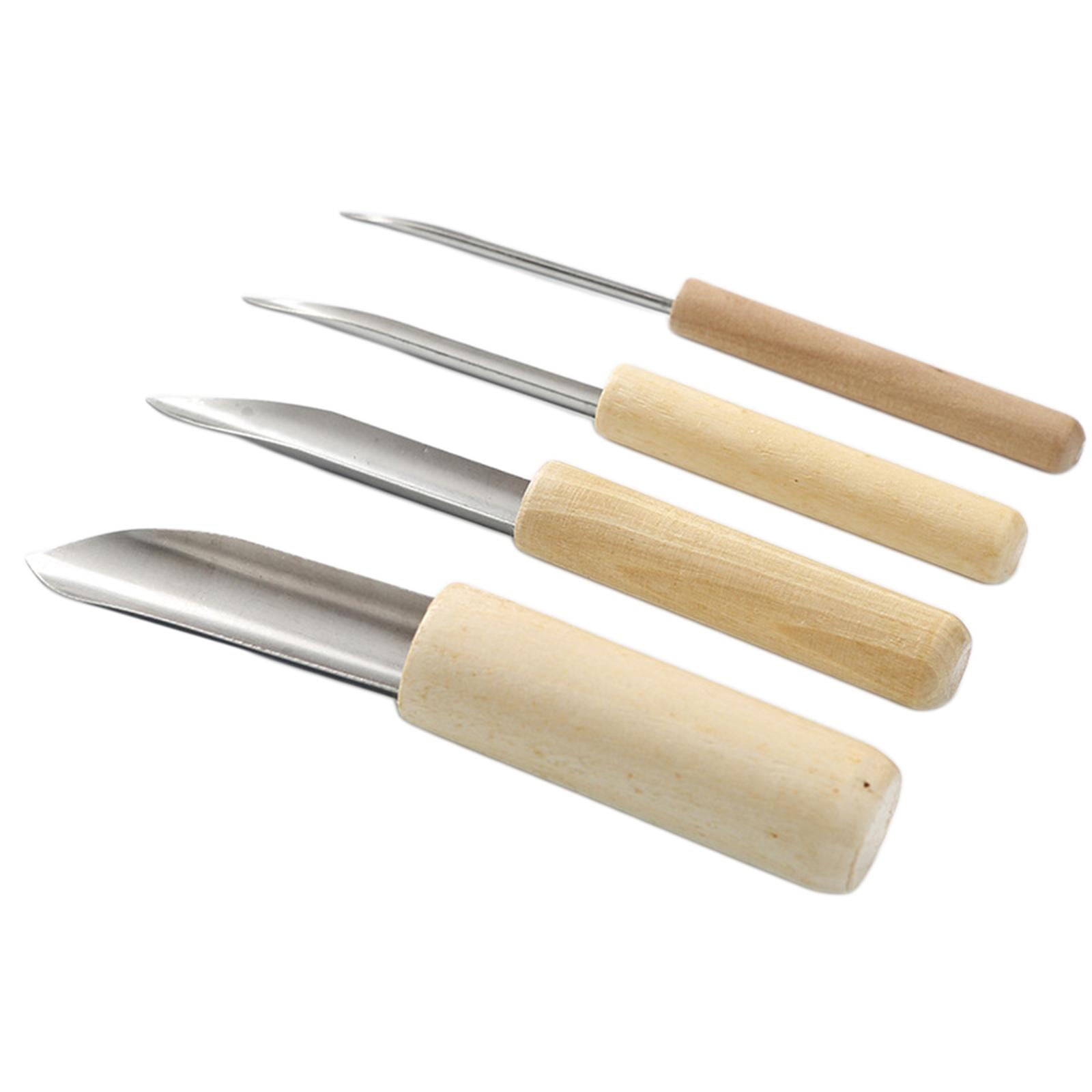 4x Clay Hole Round Shaping Punch Circle Pottery Clay Rubber Paper ...