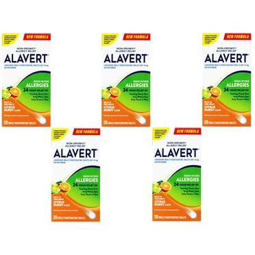 Alavert Allergy Relief, Orally Disintegrating Non-Drowsy Antihistamine ...