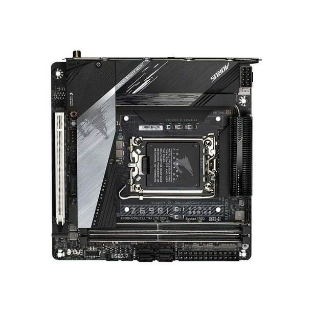 Aorus Z690I ULTRA LITE DDR4 Gaming Desktop Motherboard, Intel Z690 ...
