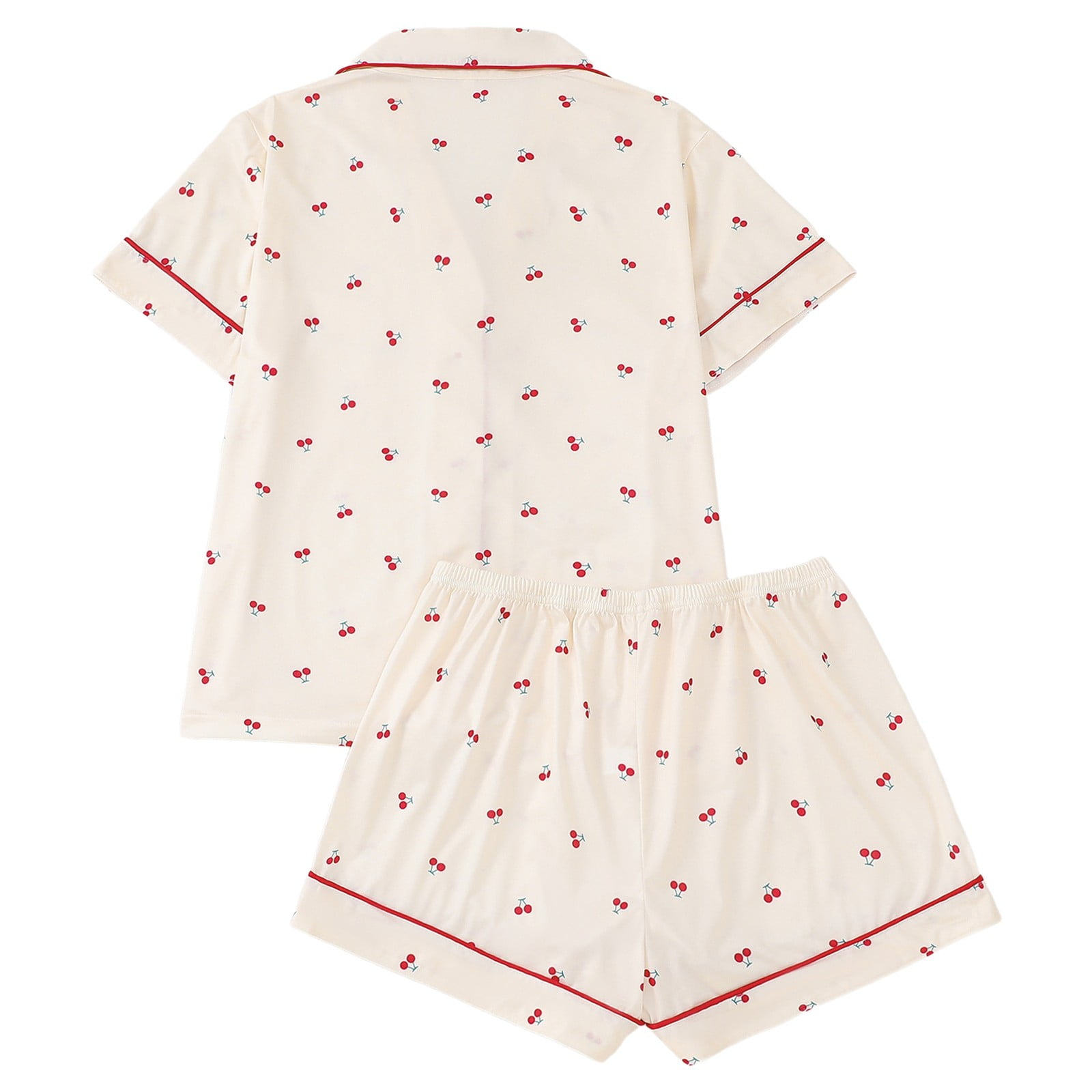 Click here for Lixiuxyad S Set Womens Cherry Print Pajama Set - S... prices