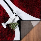 Luxe Weavers Red Swirls Modern Abstract Area Rug 5x7 - Walmart.com