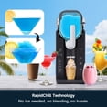 88 oz. Black Slushy Machine Frozen Drink Maker with Touch Screen, 6 ...