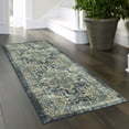 Mainstays Distressed Vintage Blue Persian Indoor Runner Rug, 2'x6 ...