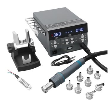 220v Portable Bga Rework Solder Station Hot Blower Heat Tool 8032 Hand ...