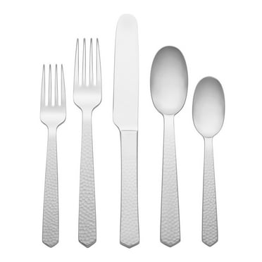 Lenox Reed and Barton Allora 5-Piece Flatware Place Setting, Silver - Walmart.com