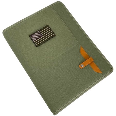 Thomas and Bond Military Tactical Look Zippered Padfolio Portfolio ...