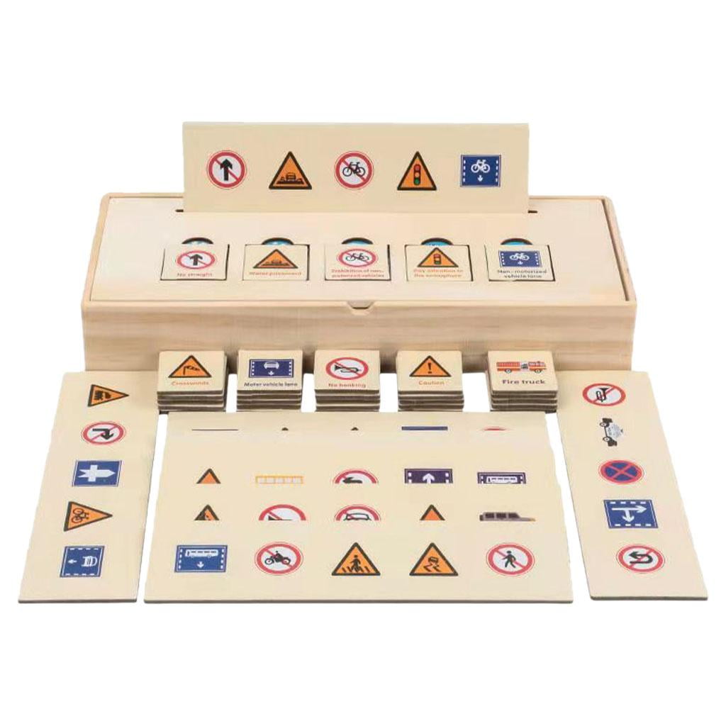 Wooden Matching toy children kids Wood Montessori Educational Matching ...