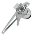 Door Cupboard Lever Key L Shape Handle Lock w Keys Silver Tone ...