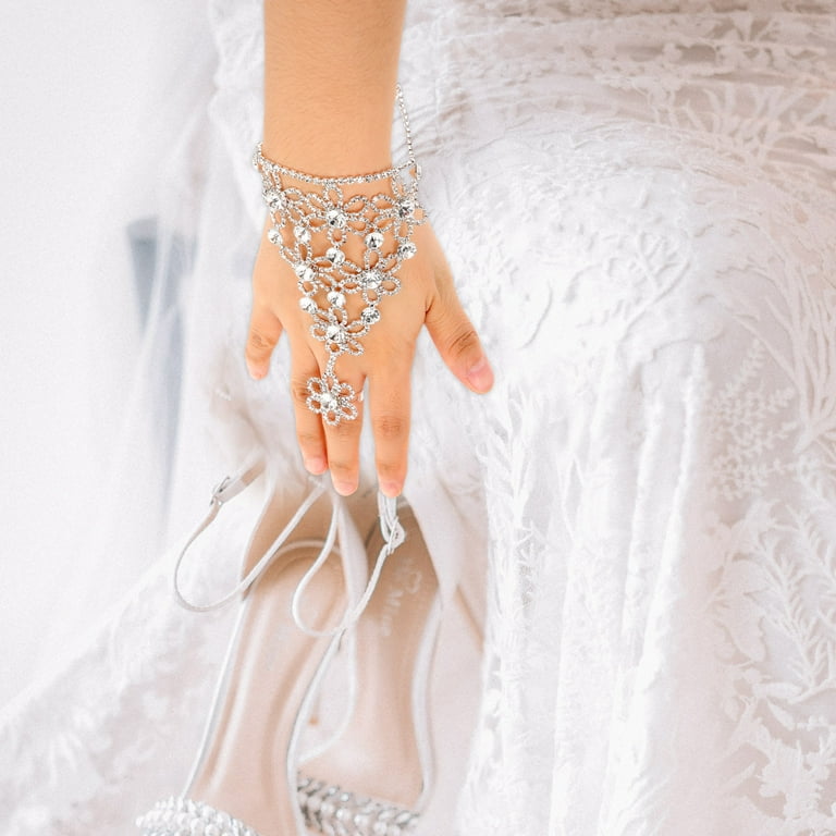 Bridal hand ring bracelet store