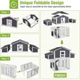 Aivituvin Large Chicken Coop Foldable Design for Fast Assemble ...