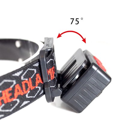 Sensor Headlight 1000mAh Rechargeable Head Motion Sensor Headlamp Lamp ...