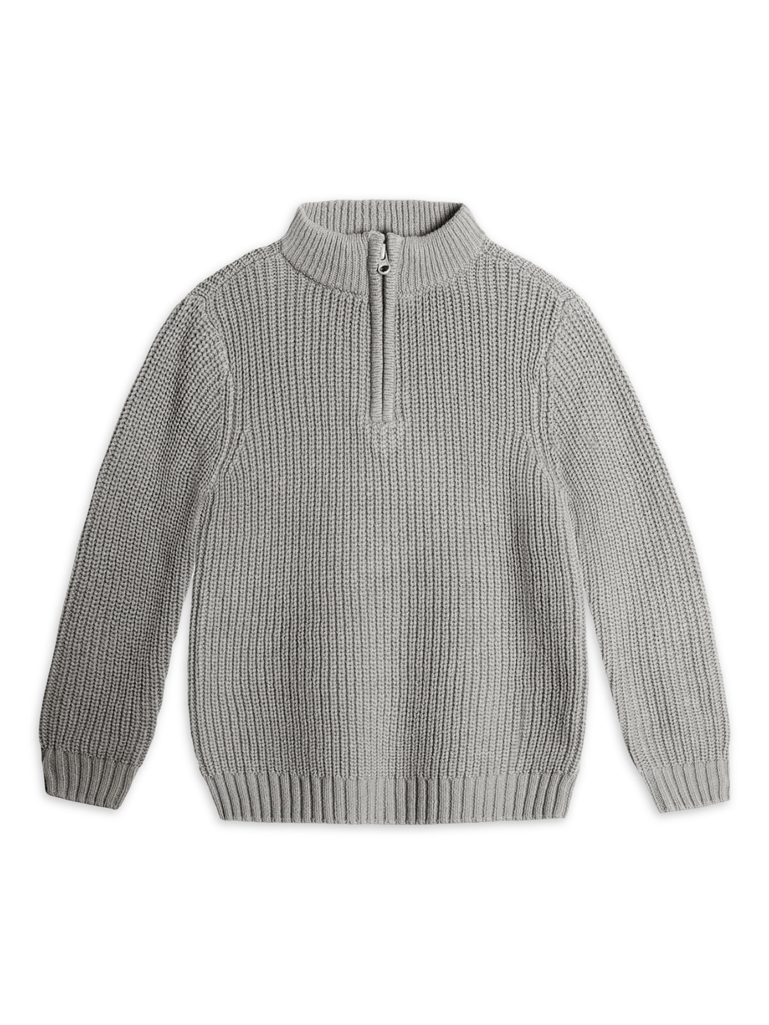 Wonder Nation Toddler Boy Sweater Zip, Sizes 12M-5T - Walmart.com