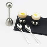 5PCS Stainless Egg Cracker Topper Set Steel and Perfect Egg Opener for ...