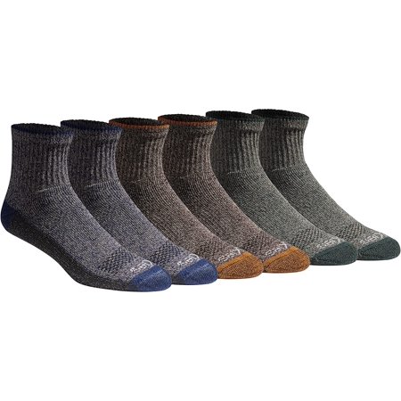 AmPm mens Dri-tech Moisture Control Quarter Socks Multipack | Walmart ...