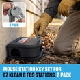 2 Pack Replacement Rodent Mouse Bait Station Key for EZ Klean Rat & FBS ...