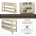 Entry Table, Sturdy Entryway Table, Solid Wood Console Table with ...