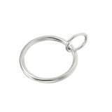 Uxcell Metal 32mm Inner Dia Silver Tone Curtain Rings 14 Pack - Walmart.com