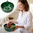 Win s Way Washing Bowl Ceramic with Holes Ceramic - 2026 New 360 Degree ...