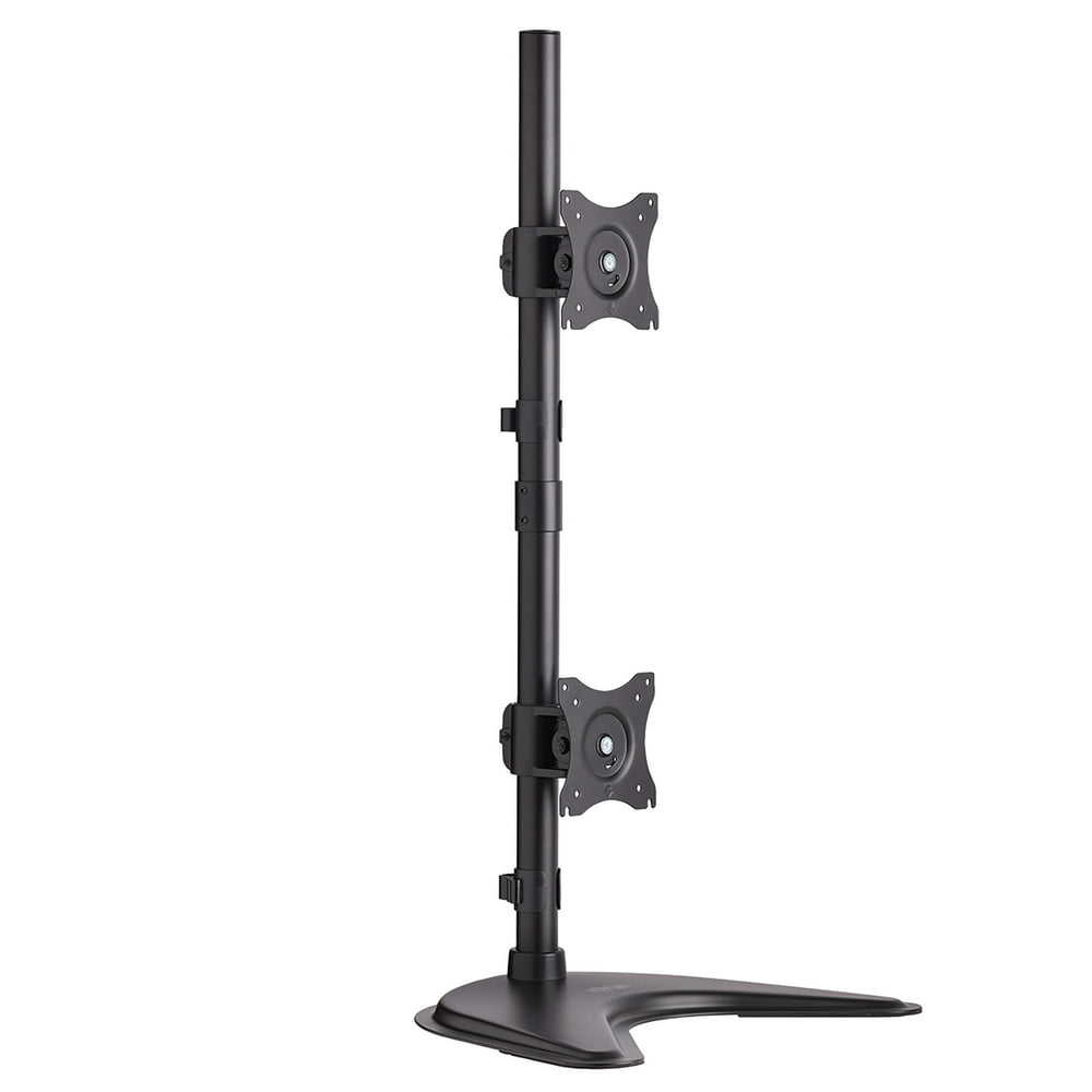 Tripp Lite Dual Vertical Desk Mount Monitor Stand Swivel Tilt Rotate 15 ...