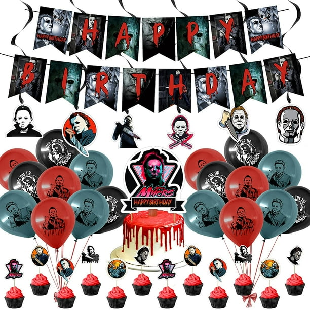 Horror Movie Have A Killer Party Decorations Set, Thriller Killer Role ...