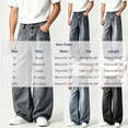AGKIZG Solid Color Men's Denim Pants Button Closure Waist with Pockets ...