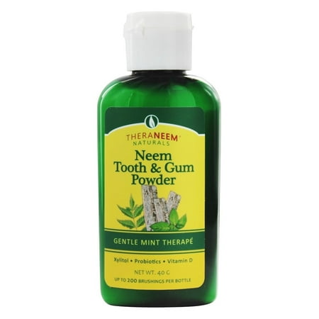 Organix South - TheraNeem Naturals Neem Tooth & Gum Powder Gentle Mint ...